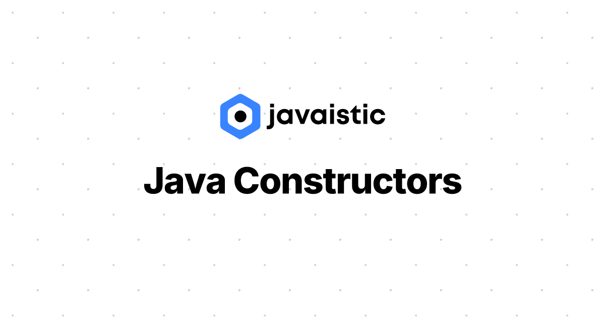 Java Constructors Javaistic 6619